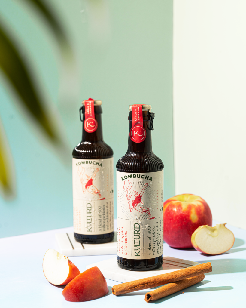 Apple Cinnamon Kombucha | Low sugar | Pack of 6